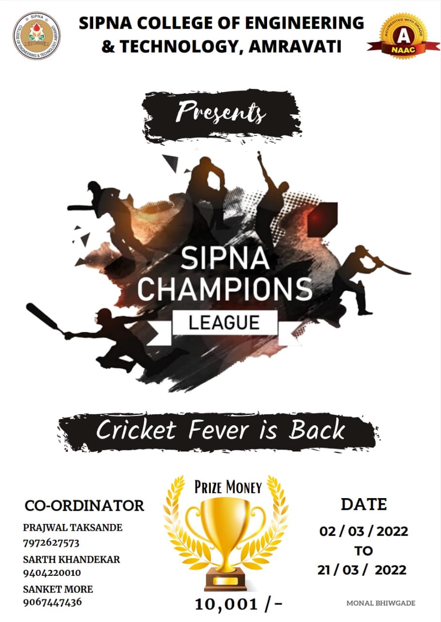 SIPNA CHAMPIONS LEAGUE – Sipna College Of Engineering And Technology ...